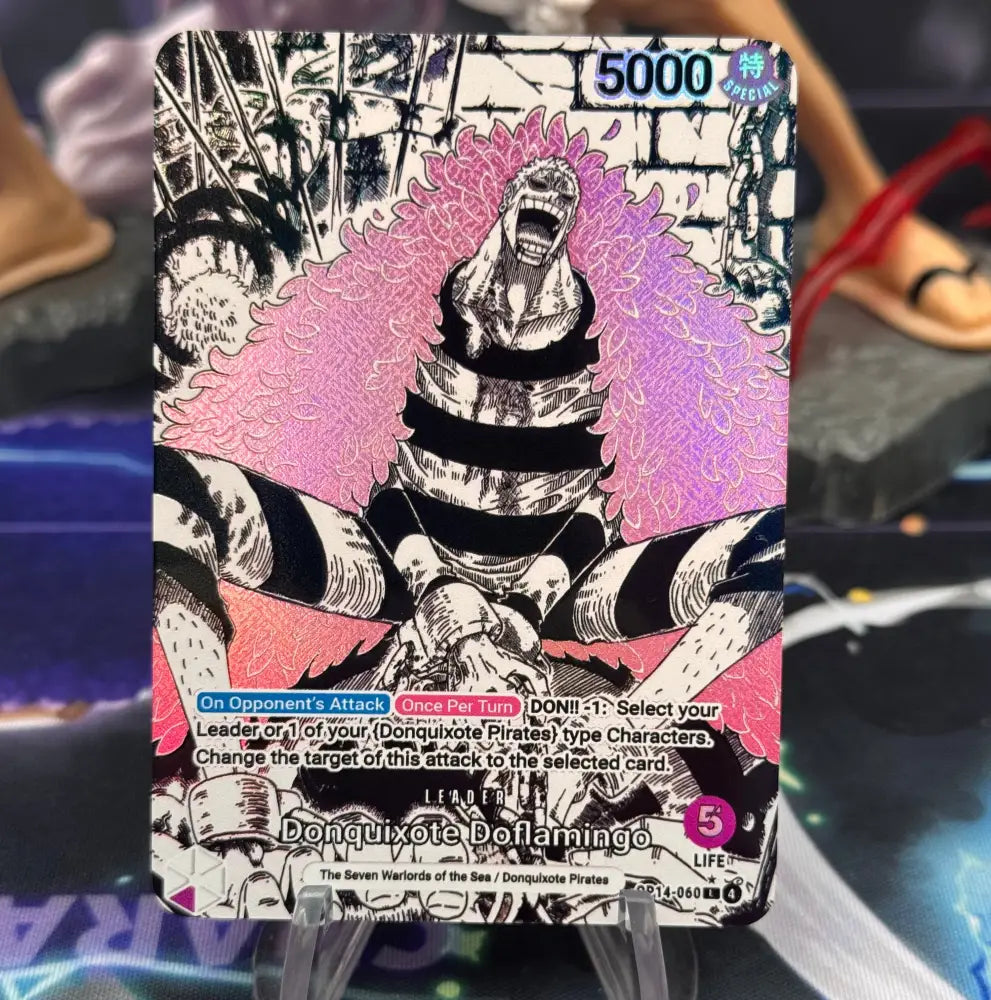 [OP14] Donquixote Doflamingo Manga panel - WoiramCards